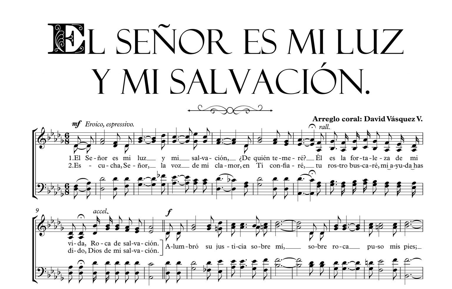 Fue en el Cruz | Partitura Coral | Coro IEP🥇