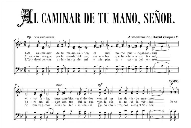 GRANDES Y MARAVILLOSAS SON TUS OBRAS. | Partitura Coral | Coro IEP